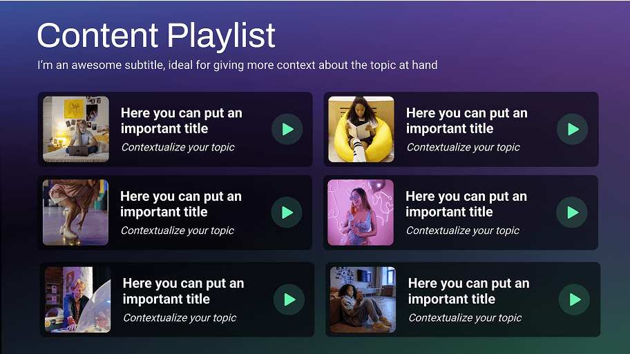 Free digital choice board maker | Genially
